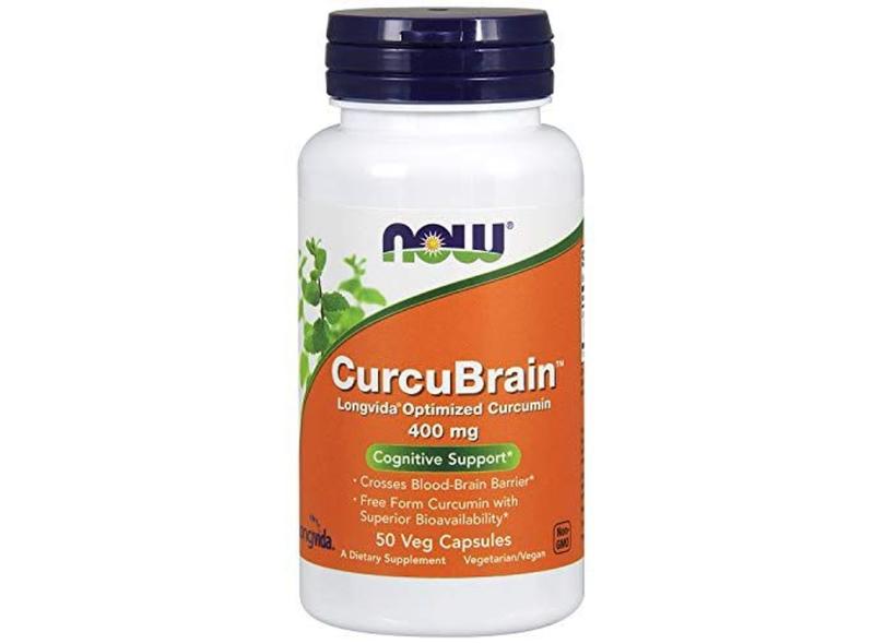 CurcuBrain 400mg com Curcumina Now Foods - 50 Capsulas com o Melhor ...