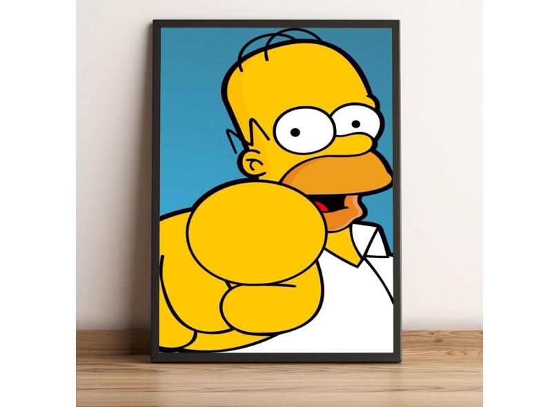 Quadro decorativo Homer Simpson Apontando o dedo em Promoção é no Buscapé