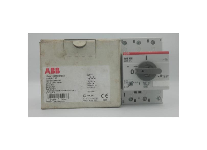 Disjuntor Motor Termomagnético Abb MS 325-0.25 690V 100KA com o Melhor ...
