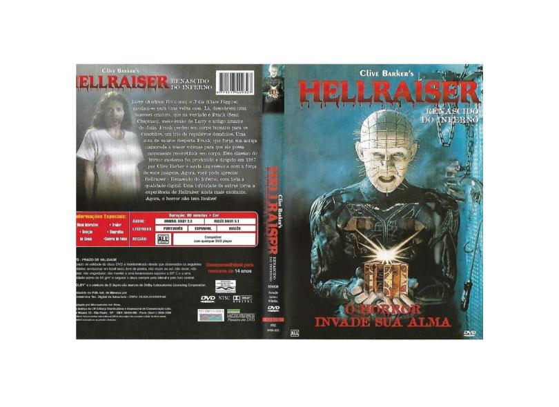 Dvd Hellraiser Renascido Do Inferno em Promoção é no Buscapé