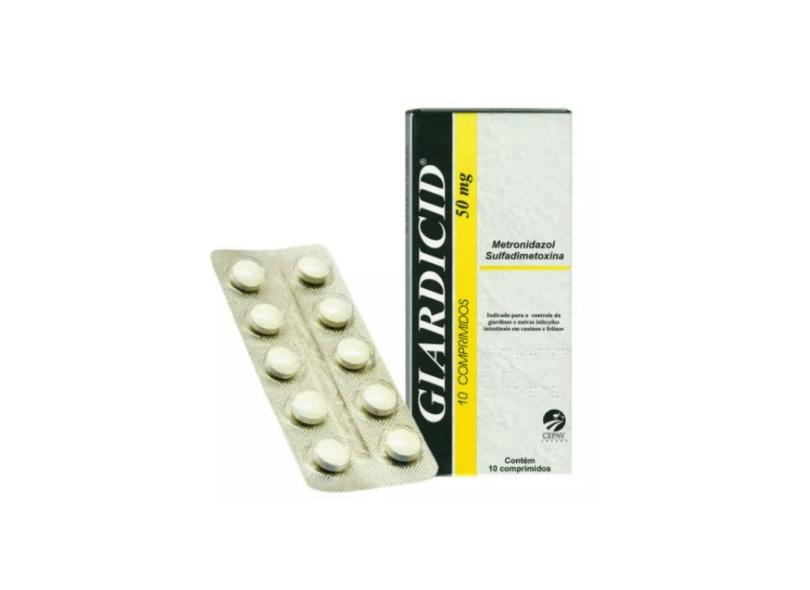 Giardicid 50 mg - 10 comprimidos com o Melhor Preço é no Zoom