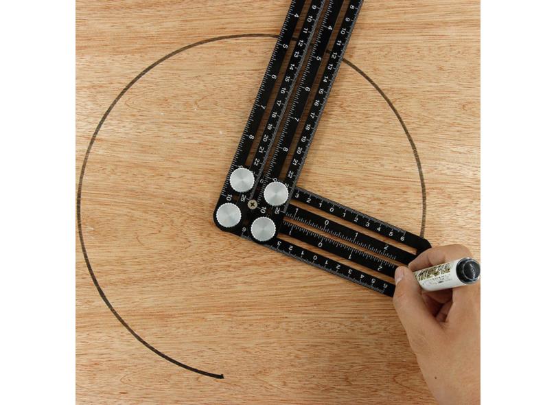 Régua de medição de ângulo fácil para angularizador universal de liga ...