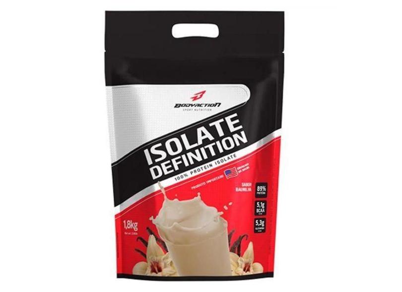 Whey Isolate Definition Isolado Body Action 1,8Kg Chocolate com o ...