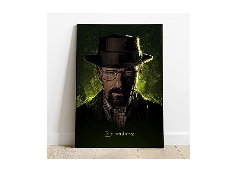 Quadro decorativo Poster Heisenberg Breaking Bad Serie Famosa em ... Quadro decorativo Poster Heisenberg Breaking Bad Serie Famosa em ...
