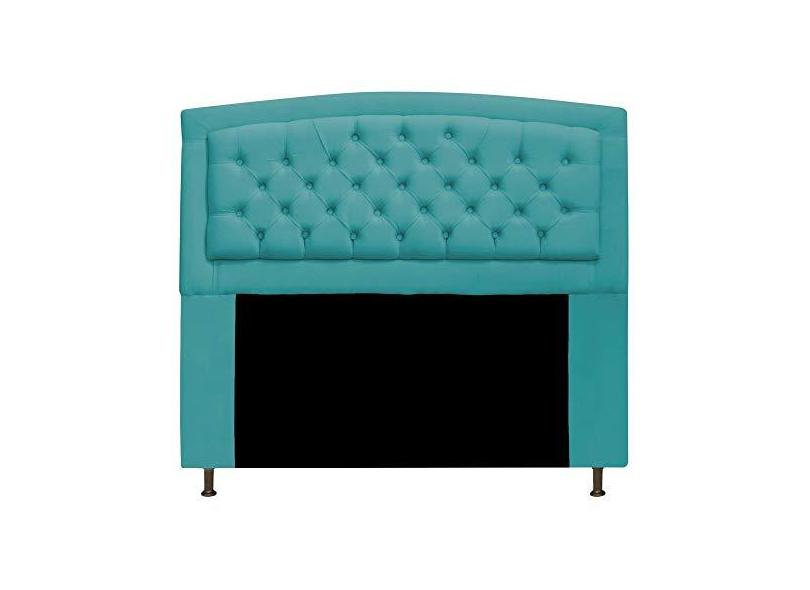 Cabeceira Estofada Geovana 160 cm Queen Size Com Capitonê Suede ...