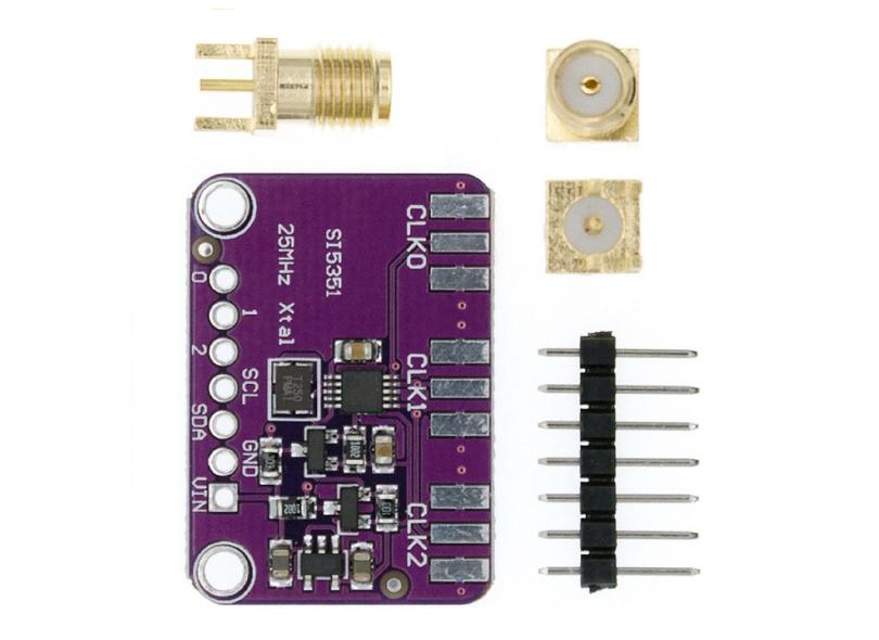 Dc 3V 5V SI5351 SI5351A I2C Relógio módulo gerador de sinal de alta ... Dc 3V 5V SI5351 SI5351A I2C Relógio módulo gerador de sinal de alta ...