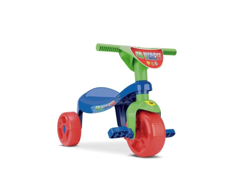 Triciclo Velotrol Tchuco SB Heroes Velocípede Com Haste com o Melhor ...