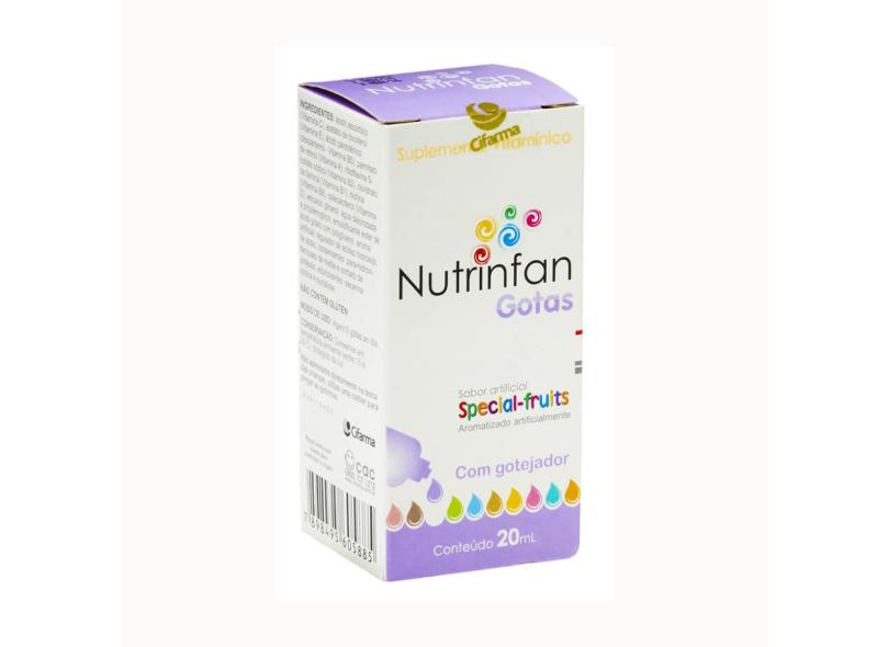 Suplemento Vitamínico Nutrinfan Infantil Special Fruits Gotas com 20ml ...