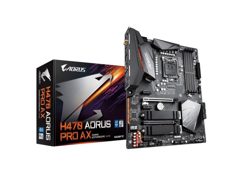 Placa Mãe H470 AORUS PRO AX Intel LGA 1200 DDR4 ATX GIGABYTE em ...