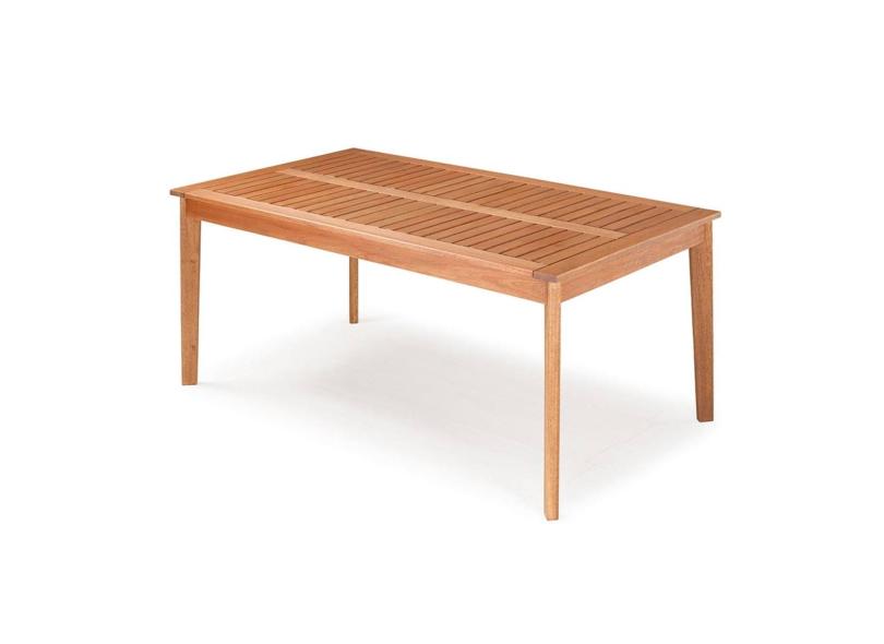 Mesa Retangular Ripada Para Áreas Externas Em Madeira Eucalipto - Maior Durabilidade Jatobá com ...