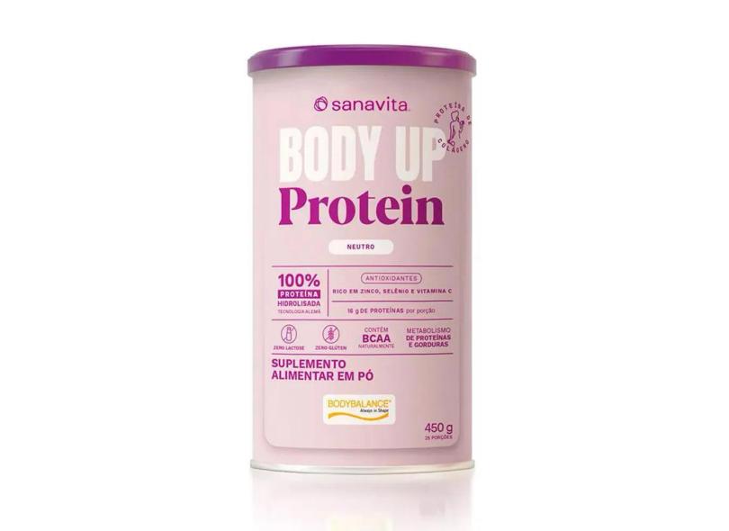 Whey Protein Body Up Protein 450G Sabor Neutro Sanavita com o Melhor ...