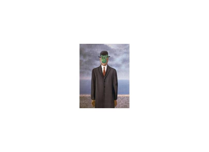 O Filho do Homem - René Magritte - 75x96 - Tela Canvas Para Quadro em ...