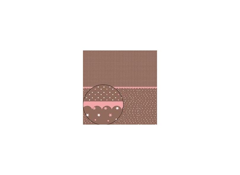Papel Scrapbook Litocart 30,5x30,5 LSC-191 Poá e Estrela e Marrom em ... Papel Scrapbook Litocart 30,5x30,5 LSC-191 Poá e Estrela e Marrom em ...