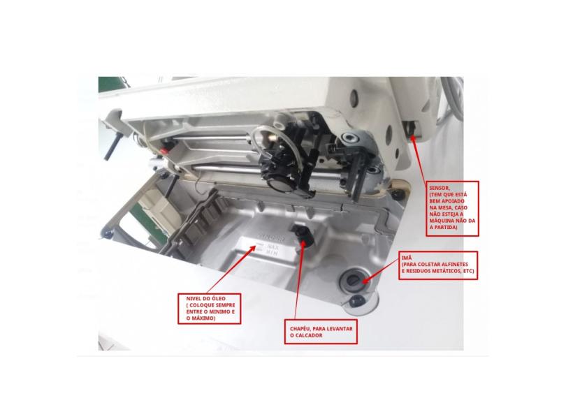 Máquina de Costura Industrial Reta Singer 141G-20CEA com Motor Direct ...