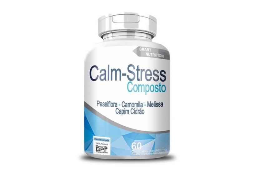 Calm-Stress Composto 500 Mg 60 Cápsulas com o Melhor Preço é no Zoom