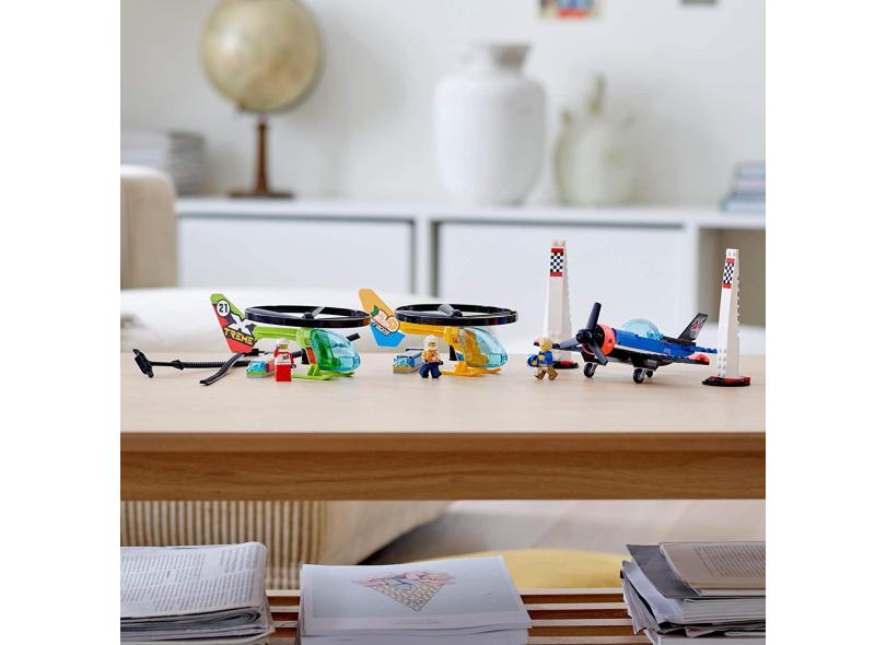 LEGO helicóptero voador e brinquedo de avião (140 Pieces) com o Melhor ...