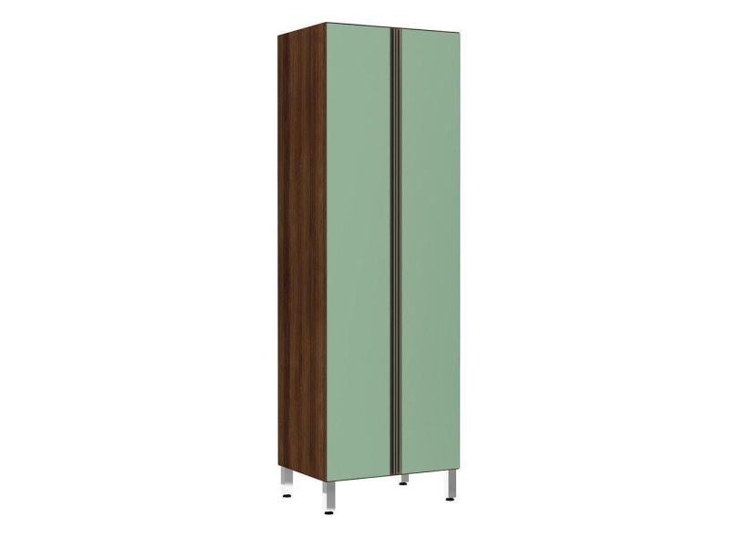Paneleiro Torre 70Cm Jade Nogueira Dourado Com Verde Jade em Promoção é ...