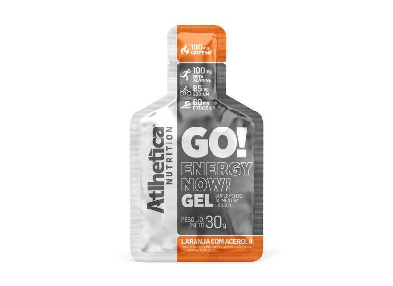 Go! Energy Now Gel (10 Sachês De 30G) Atlhetica Nutrition com o Melhor ...