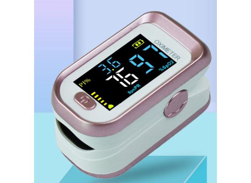 Oxímetro de Pulso Saturação Monitores de oxigênio portátil Sensor ...