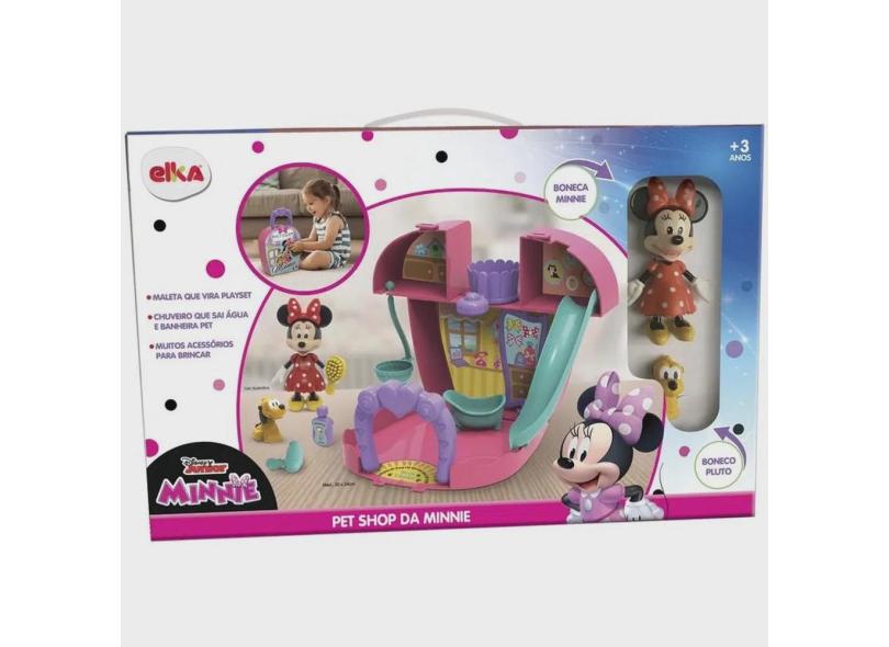Boneca Minnie Mouse Pet Shop Da Minnie Playset - Elka 1178 com o Melhor ...