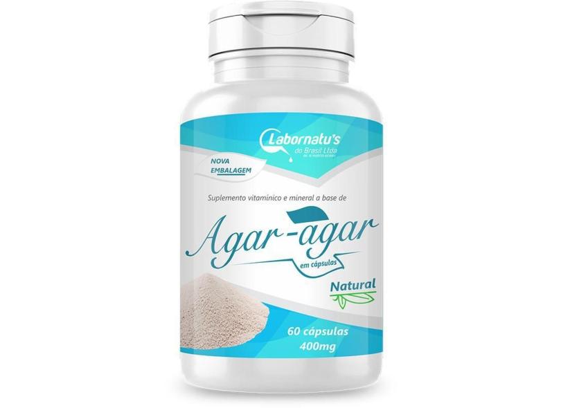 Agar Agar 400Mg 60 Cápsulas com o Melhor Preço é no Zoom