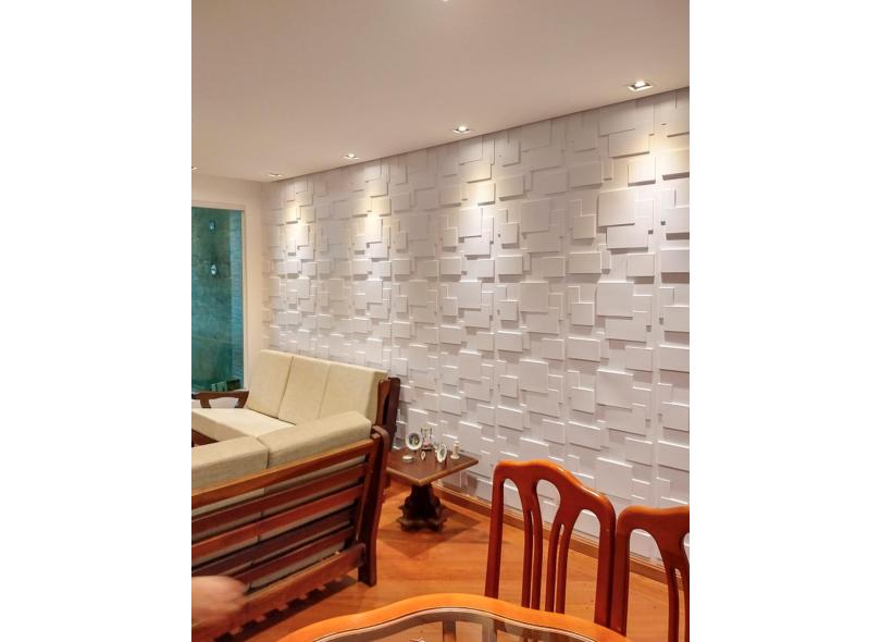 Revestimento 3D De Pvc Placas Decorativas Luxo 2M² Quadratto com o ...