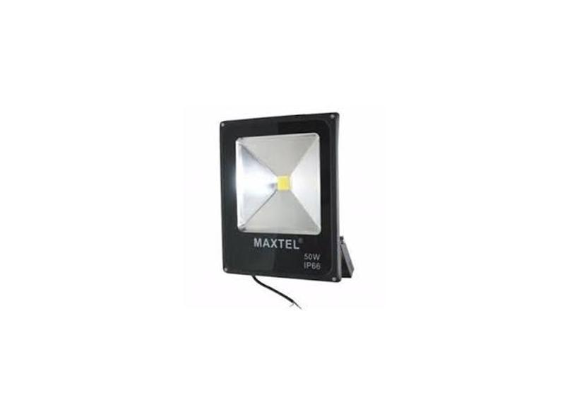 Refletor Led 50W Branco Frio 6500K - Maxtel com o Melhor Preço é no Zoom