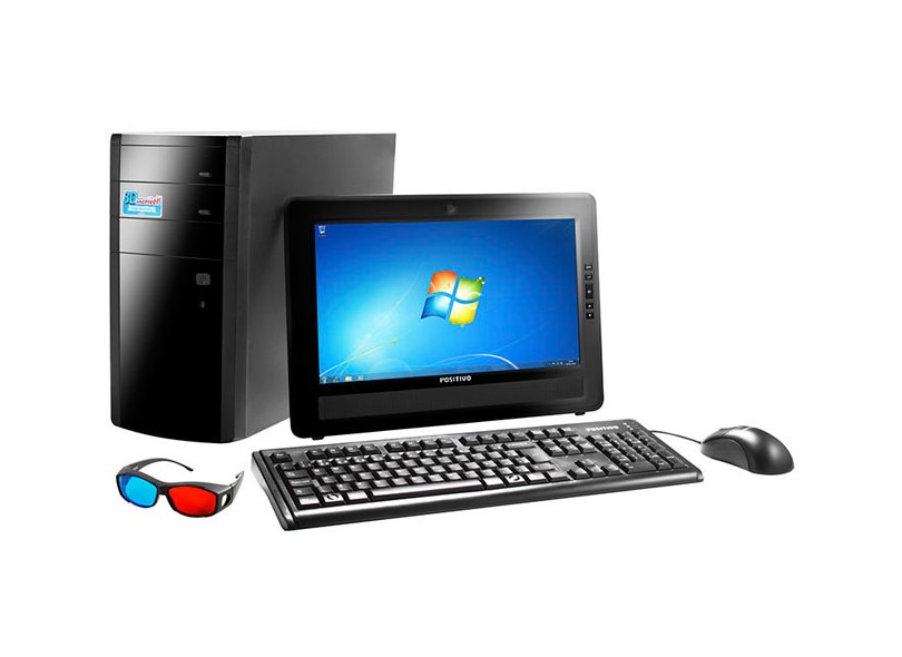 PC Positivo D2910 3D Intel Atom D525 2 GB 500 GB Windows 7 Starter ...
