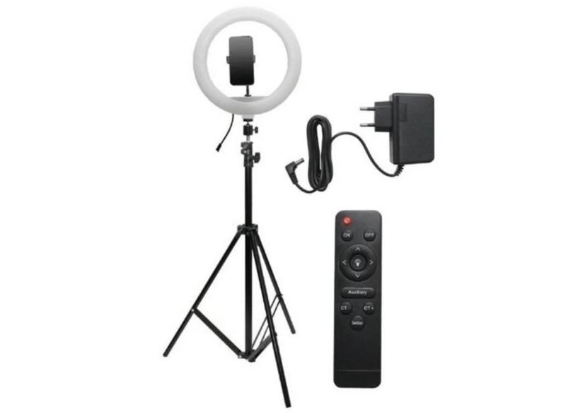 Kit Completo Ring Light Profissional 12 polegadas - 30cm c\ Tripé ...