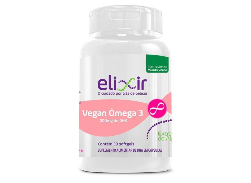 Vegan Omega 3 Elixir 220Mg Dha 30Caps Puravida com o Melhor Preço é no Zoom