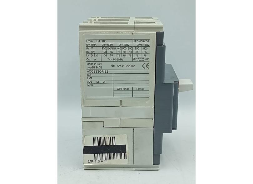 Disjuntor Tripolar Abb T2L 160 com o Melhor Preço é no Zoom