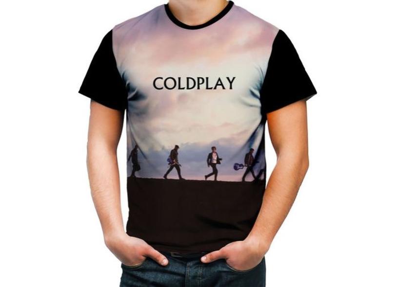 Camiseta Camisa Coldplay Viva La Vida Clocks Chris Martin 1 com o ...