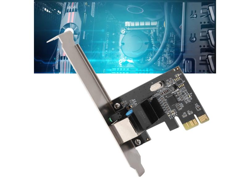 Rtl 8111F pci-e RJ45 Gigabit Ethernet Placa lan 1000 Mbps Adaptador de placa de rede ls com o ...