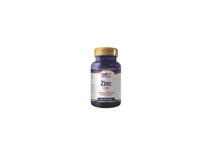 Zinco 25mg Vitgold 100 Compr com o Melhor Preço é no Zoom