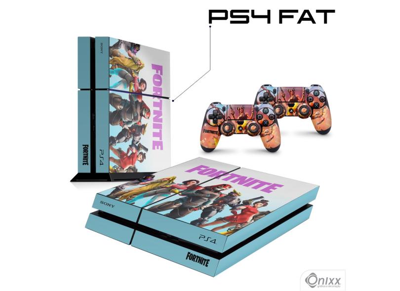 Skin PS4 FAT Adesiva Fortnite com o Melhor Preço é no Zoom