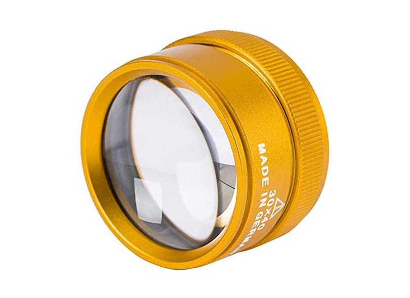 Lupa 30X, Lupa K9 Lupa óptica de vidro para avaliação de antiguidades ...