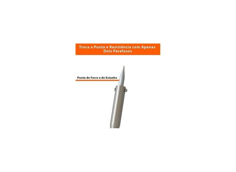 Ferro de Solda Hikari Power 100 Profissional 85w Elétrico com o Melhor ...