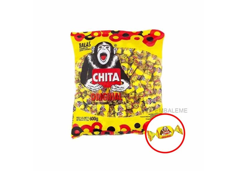 Bala Chita Abacaxi 600g com o Melhor Preço é no Zoom