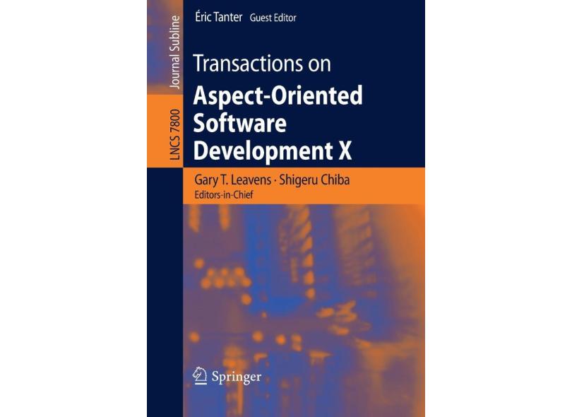 Transactions On Aspect-Oriented Software Development X com o Melhor ...