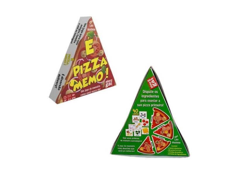 Jogo Da Memoria Interativo Com Cartas Infantil É Pizza Memo - Cooper F ...