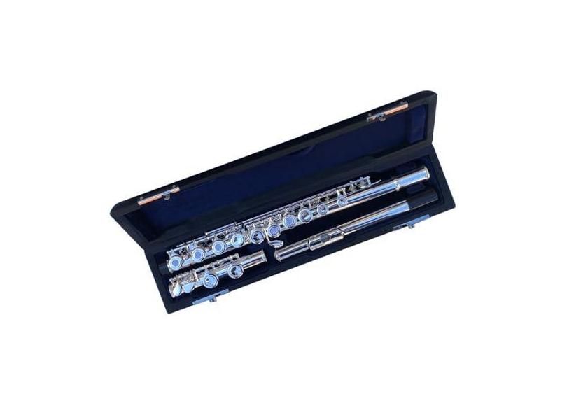 flauta transversal Flauta Banhada A Prata Cuproníquel Com 16 Furos ...