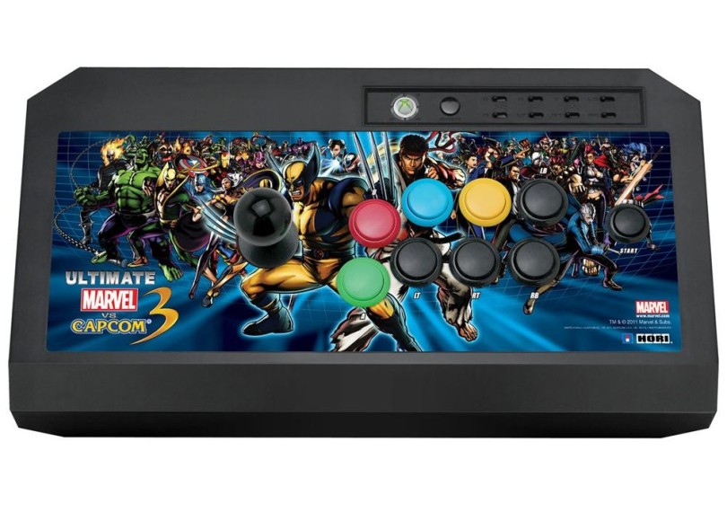 Controle Xbox 360 Fighting Stick Ultimate Marvel vs Capcom - Hori com o ...
