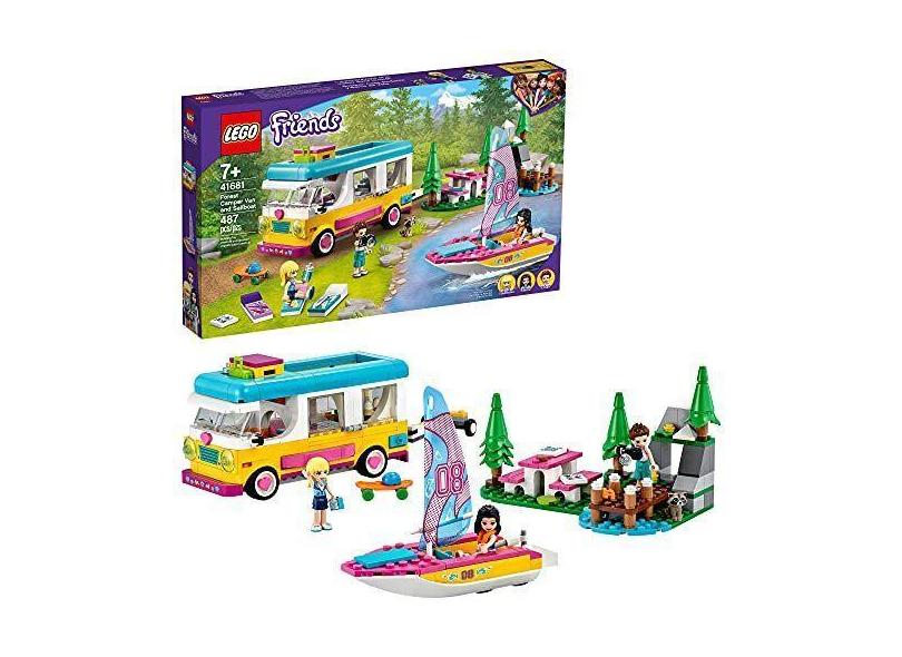 Lego Friends Forest Camper Van E Sailboat 41681 Building Kit Brinquedo ...