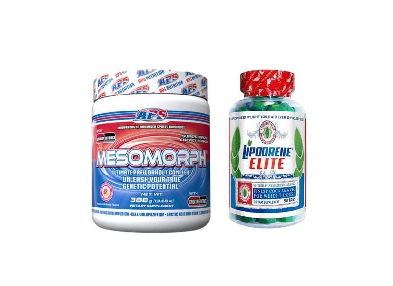 Kit Mesomorph 388G Aps + Termogênico Lipodrene Elite 90 Tablets Hi-Te ...