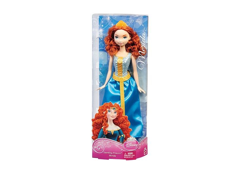 Boneca Princesas Disney Sparkling Princess Merida Mattel com o Melhor ...