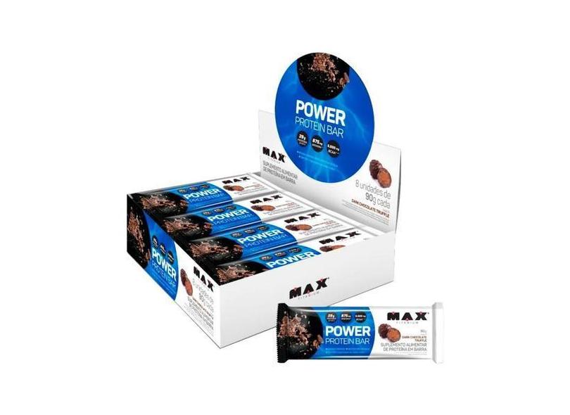 Suplemento Em Barra Max Titanium Power Protein Bar Proteína Power Pro ...