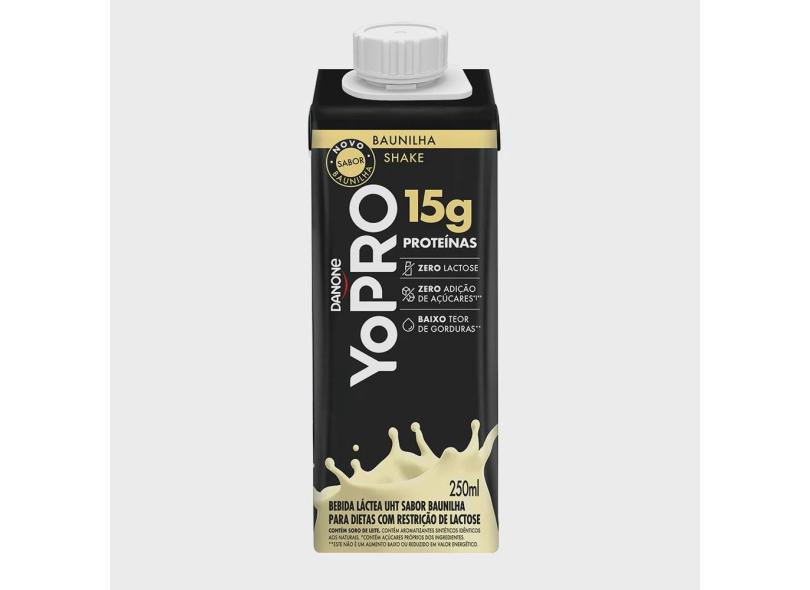 Yopro bebida láctea uht baunilha 15G de proteínas 250ML com o Melhor ...