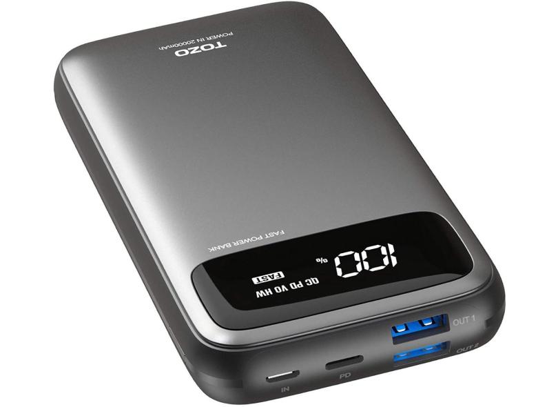Tozo Pb2 Pd+Qc 3.0 Fast Charging Power Bank 20000Mah Com Display ...