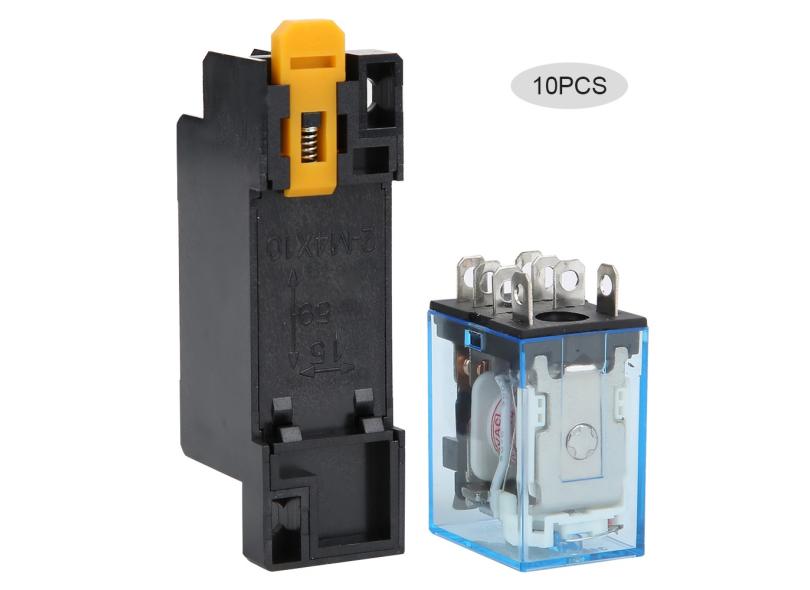 Relés elétricos, relé de alimentação ca, instalação simples Para ...