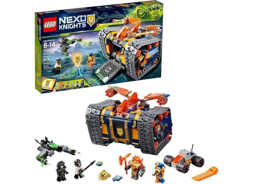 LEGO NEXO KNIGHTS - AXL"S ROLLING ARSENAL 72006 em Promoção é no Buscapé